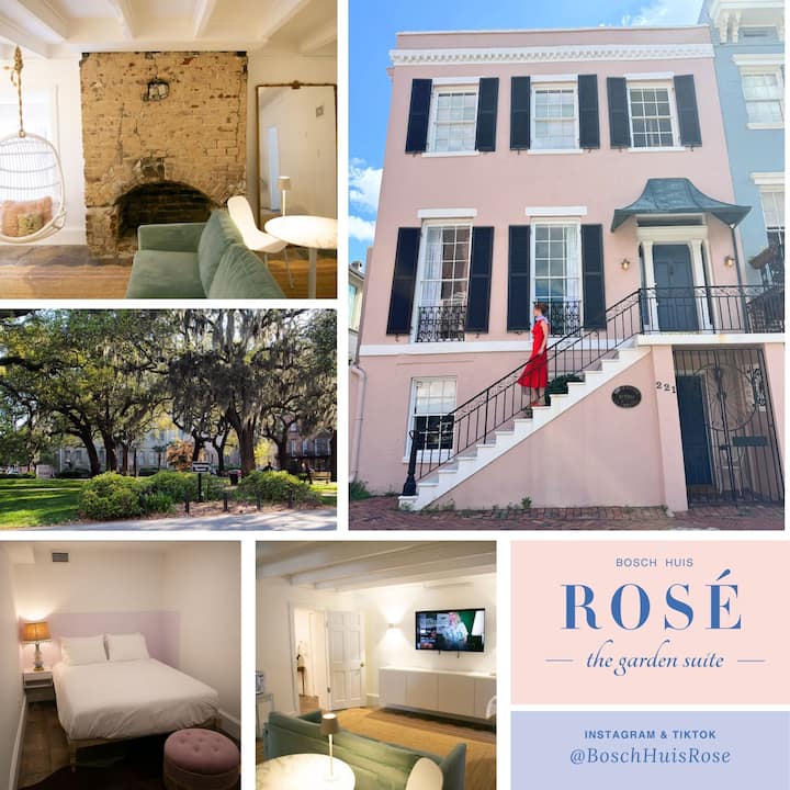 Bosch Huis Rosé • Garden • Central • Vip • Parking - Savannah, GA