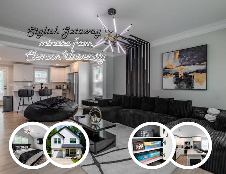 Stylish Getaway 8 Minutes From Clemson's Stadium - Clemson, SC