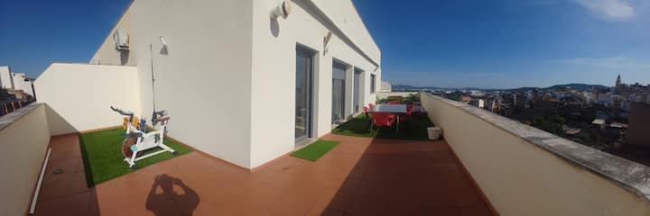 ÁTico Con Terraza Privada, Ideal Para Desconectar. - Onda