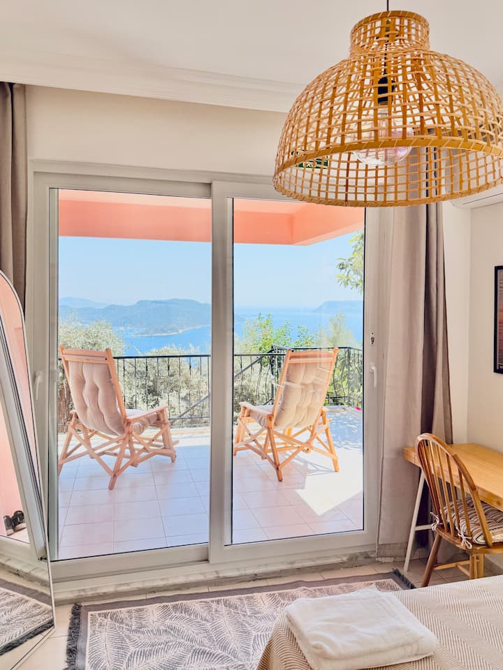 Casa Tulum - Deniz Manzaralı Bahçeli Dublex - Kaş