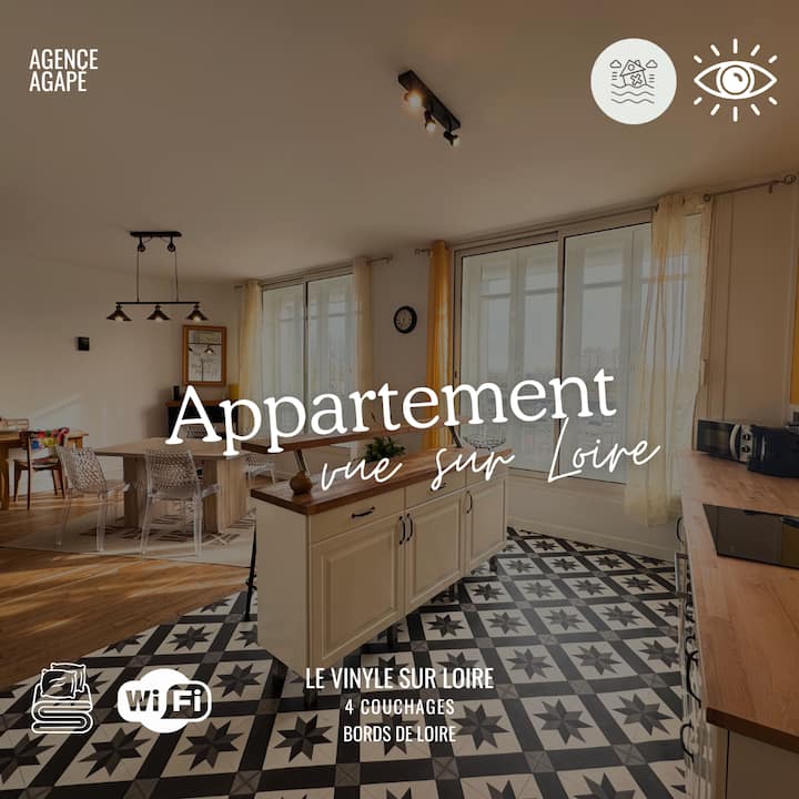 Le Vinyle - Séjour Lumineux Face à La Loire - Nevers