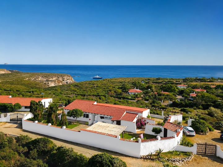 Villa Vue Mer Panoramique | Mer à 5 Min à Pied - Sant'Antioco