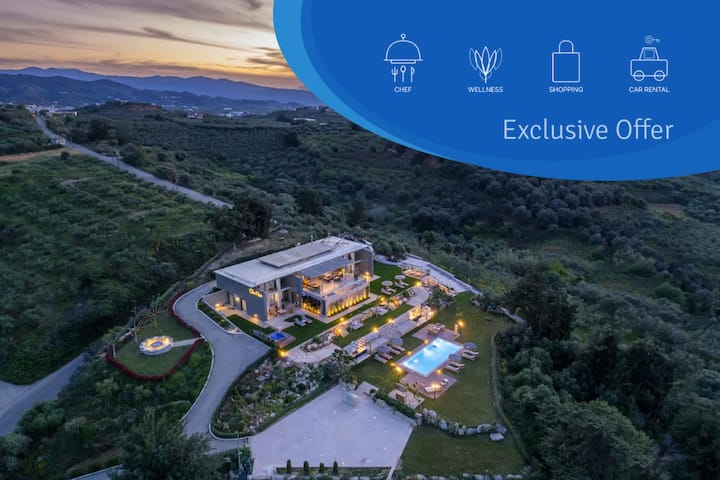 July Offer: Free Chef, Massage, Heated Pool(18pax) - Chania