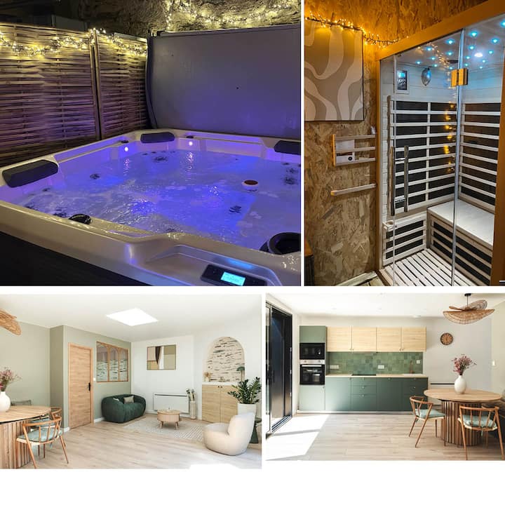 Cosy Home Quartier Gare Avec Spa Et Sauna Privatif - Angers
