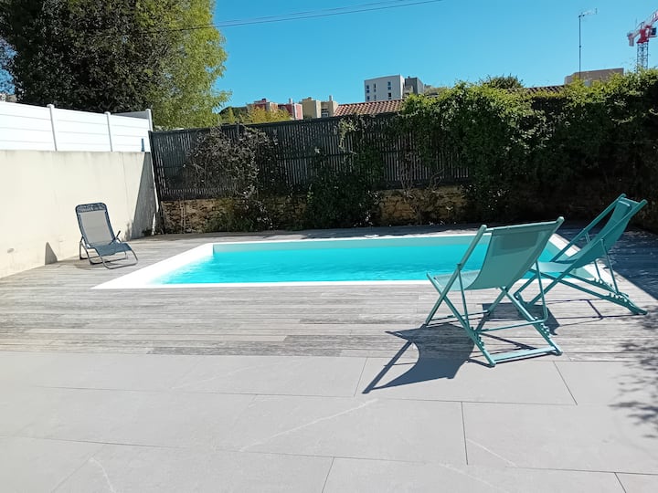 Maison Piscine 15 Min Centre à Pied
15 Min Plages - Castelnau-le-Lez