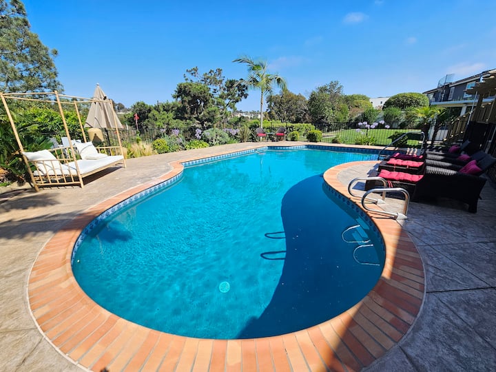 5br Home W/ Rooftop Deck, Heated Pool & Hot Tub - Del Mar, CA