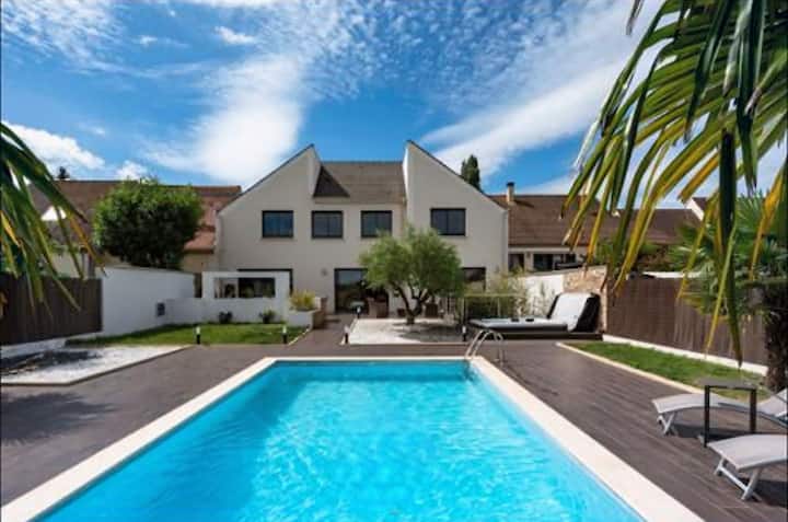 Villa D'architecte Disneyland Paris & Piscine 10p - Île-de-France