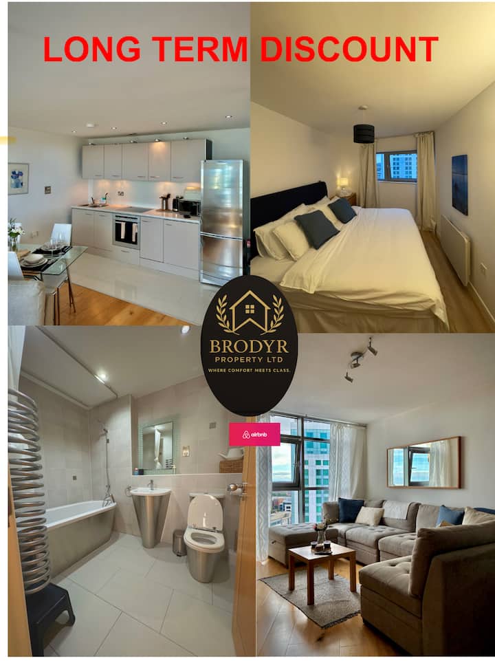 Big Monthly Discount | Free Parking | Long Stay - Cardiff