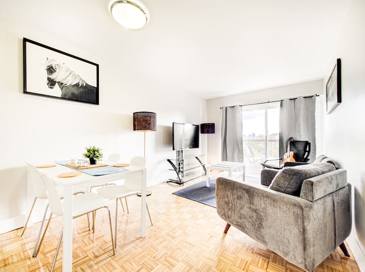 Charmant 2bd Vue Sur  Parc La Fontaine - Montreal