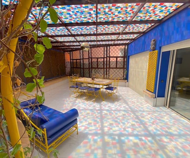Sublime Duplex Piscine Patio - Marrakesh