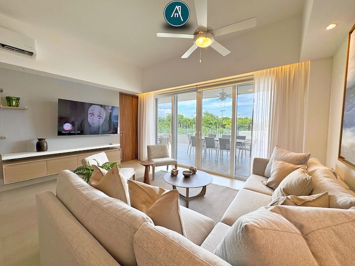 Elegancia Y Espacio En Flamingos | 3br Y Terraza - Nuevo Vallarta