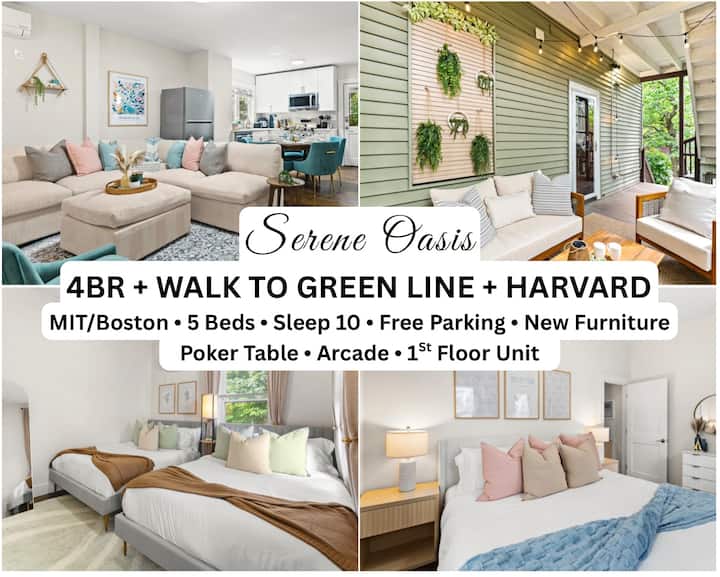 New Harvard Boston Luxe 4bd/2ba - 에버렛