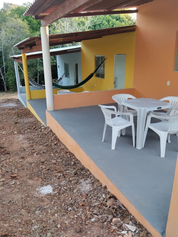 Chalé Com Piscina Natural Na Chapada Das Mesas - Carolina
