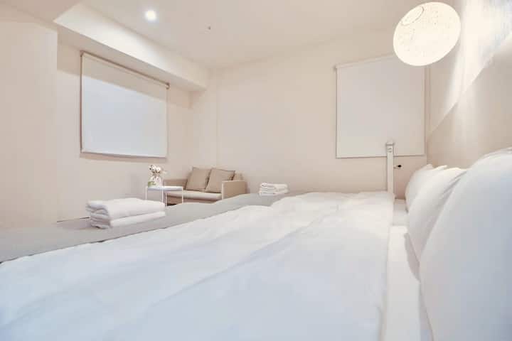 有窗Warm Wooden 4-pax Retreat | 5 Mins To Ximenmrt62 - 원산 구
