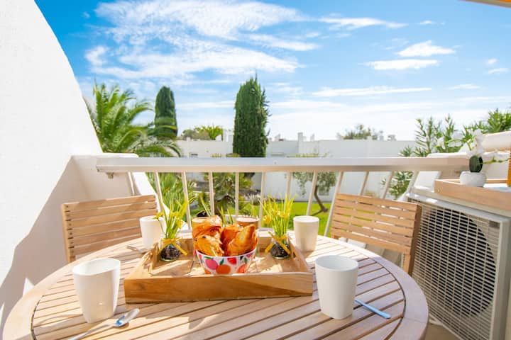 Plage 50m & Piscine : Appart 3 éToiles, Clim, Park - La Grande-Motte