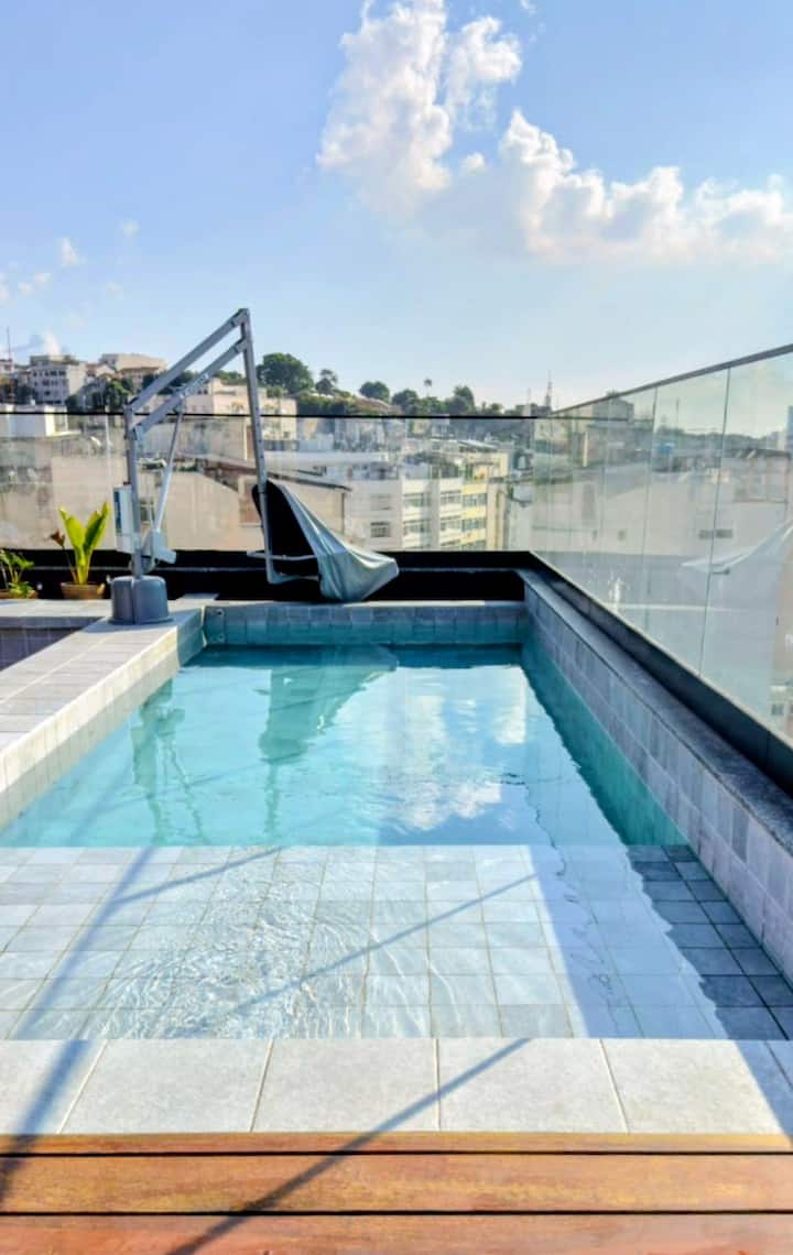 Estudio Com Piscina No Coração Da Lapa 6x S/ Juros - Rio de Janeiro