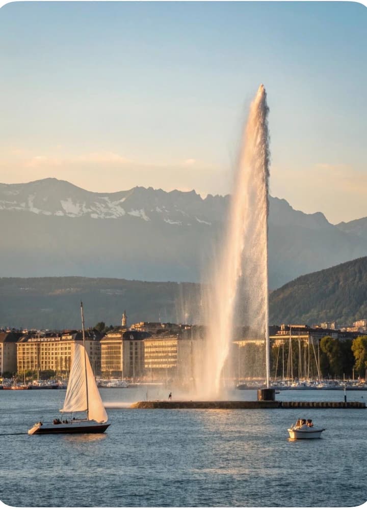 Bright & Elegant Apartment Near The Lake - Genebra