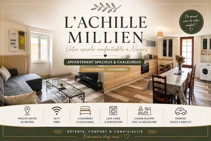 Lachille Millien Spacieux 5 Voyageurs - Nevers