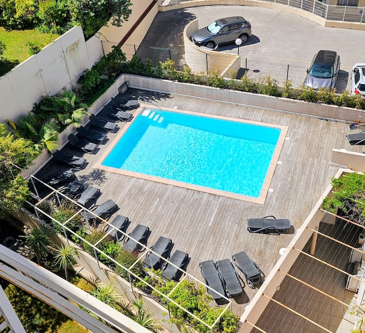 Appartement 2 Pièces Avec Piscine, Cannes Parking - Cannes