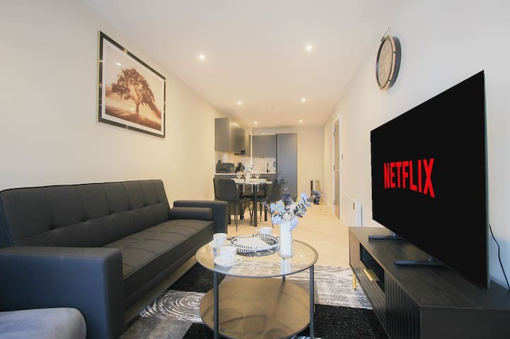 Modern Apartment|wifi|street Parking|smarttv - Aston University Main Building