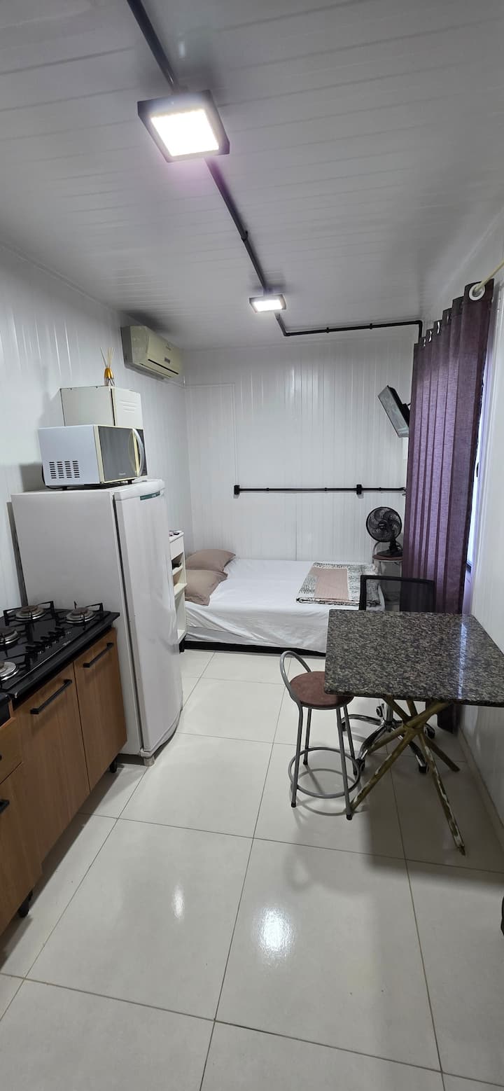 Studio-loft Modular Mobiliada Com Wifi E Garagem - Navegantes