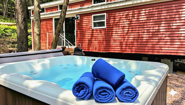 Relaxing, Private Hot Tub/fire Pit/spa Vibe - Gouldsboro Lake, PA