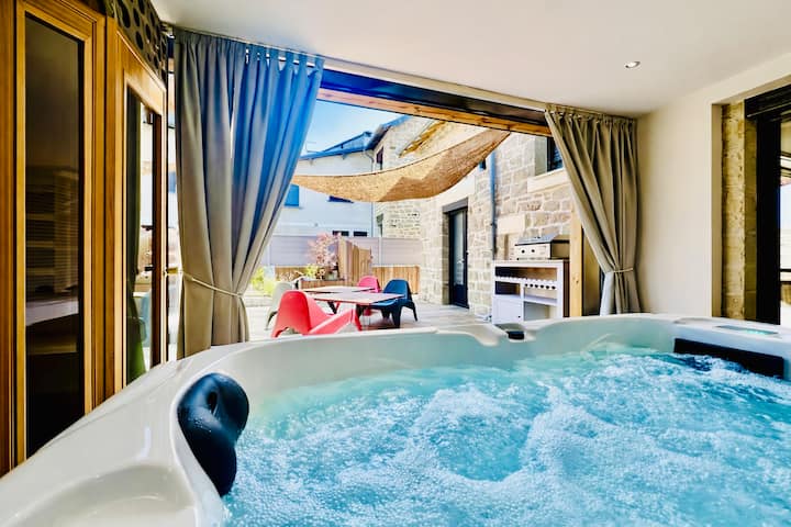 Spa & Sauna Privatifs · Bien-être Famille & Amis - Brive-la-Gaillarde