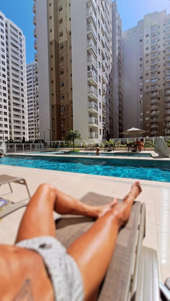 Centro. Piscina, Sauna E Quadra. Para 4 Pessoas - Rio de Janeiro