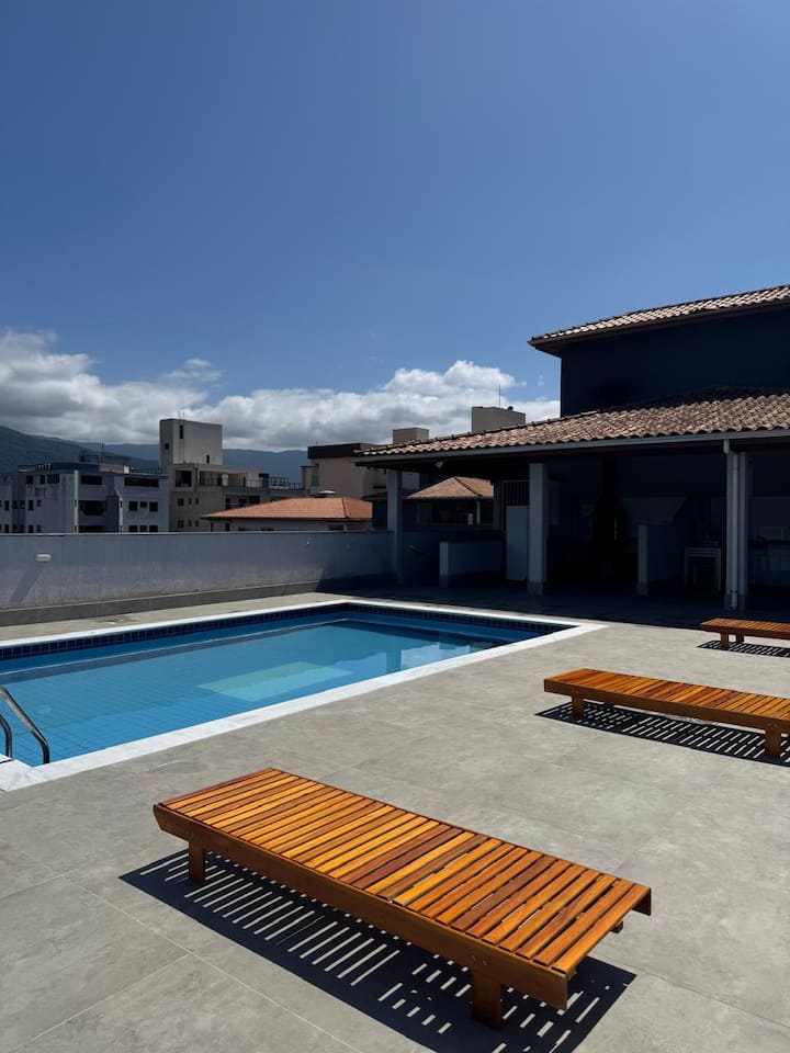 Apartamento Pet Friendly - Quintal E Churrasqueira - Ubatuba