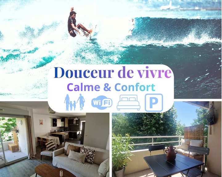 Confort, Proche Biarritz, Capbreton & Espagne - Plage de Tarnos