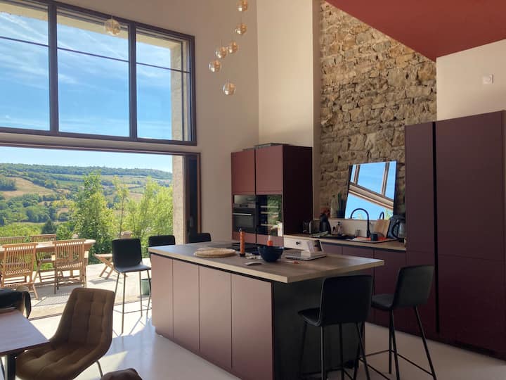 Grange Rénovée à Côté De Cluny Jusqu'à 4 Personnes - Cluny