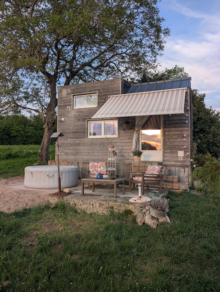 La Tiny Chouette Et Jacuzzi - Gironde