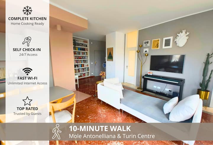 Vistamole – La Mole Proche, Turin à Vos Pieds - Turin