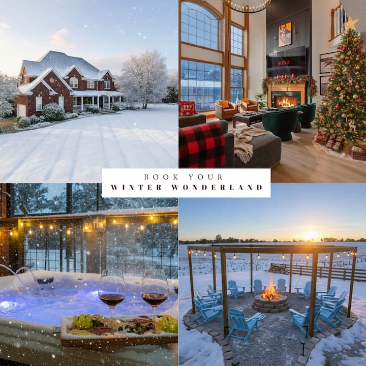 Luxury Estate: Bourbon Room, Sauna, Spa, & Cinema! - Springhill Winery, Bloomfield