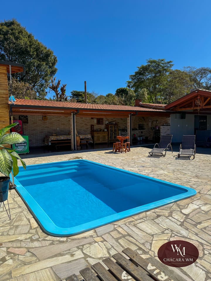 Chácara Wm
- ÁGuas De Lindóia-sp, Casa De Campo - Águas de Lindoia