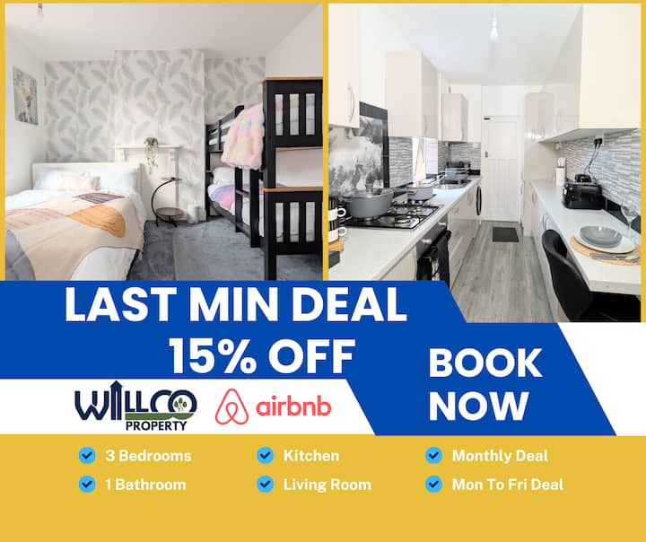 15%off|7nights|family|leisure|parking|sleeps10 - Leicester