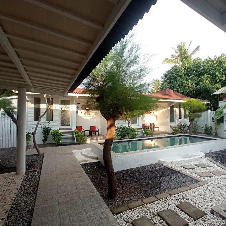 Villa Nyaman 3 Kamar 6 Pax - 길리 섬