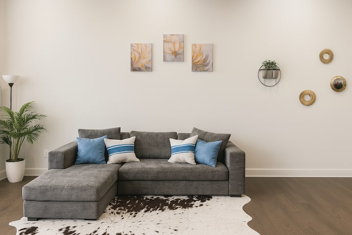 Lux King 1br Apt |25 Min Nyc|5 Min Prudential - Newark