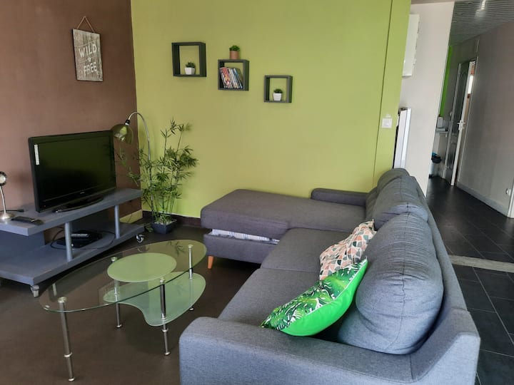 Appart 2 Ch 4-6 Pers Rdc 50m2 - Bruay-la-Buissière