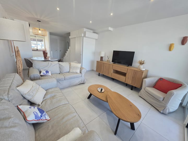 Réveil Magique : Marina Vue Mer, Ponton Privé - Le Grau-du-Roi