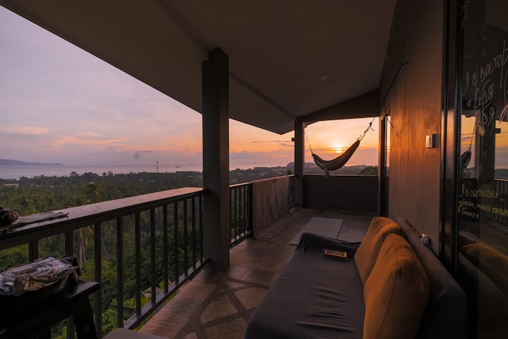 Fantastic Quiet Hill Side 2 Br Sea View On Rocks. - Ko Pha Ngan