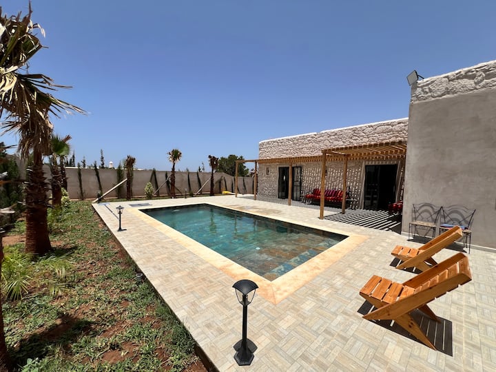 Charming Bungalow With Private Pool & Garden - Sidi Kaouki