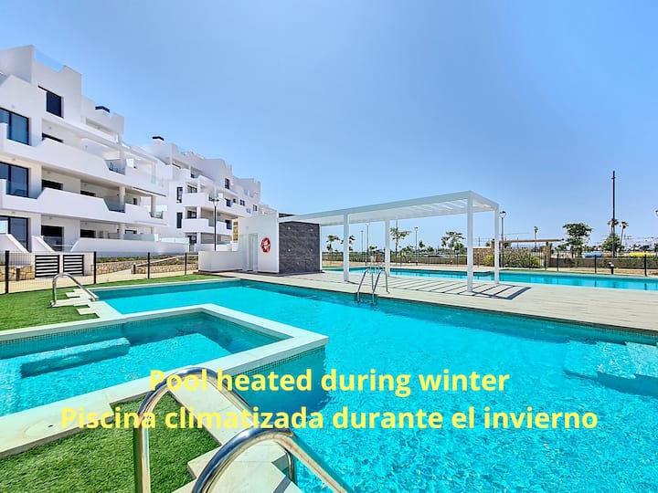Santa Rosalia Sunset Apartment With Pool Views - Los Alcázares