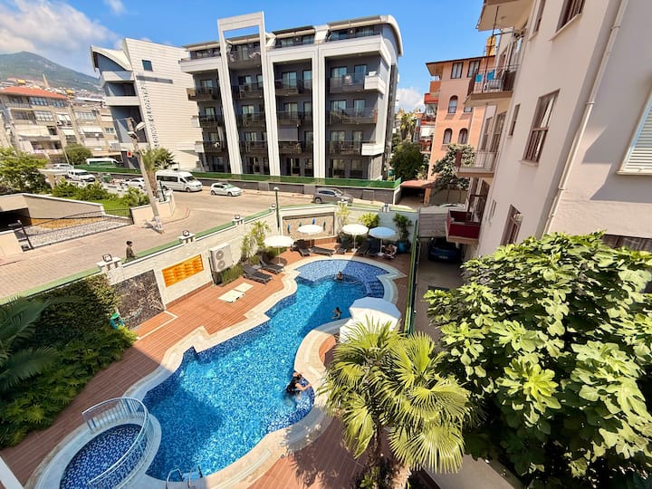 Sa Apartments! Cleopatra Beach Luxury 2bd Flat - Alanya