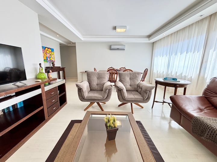 Side Sea View Apt | 100m From Beira-mar - Florianópolis