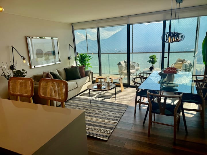 Depto. Con Vista Y Estilo Junto A Parque Arauco - Las Condes