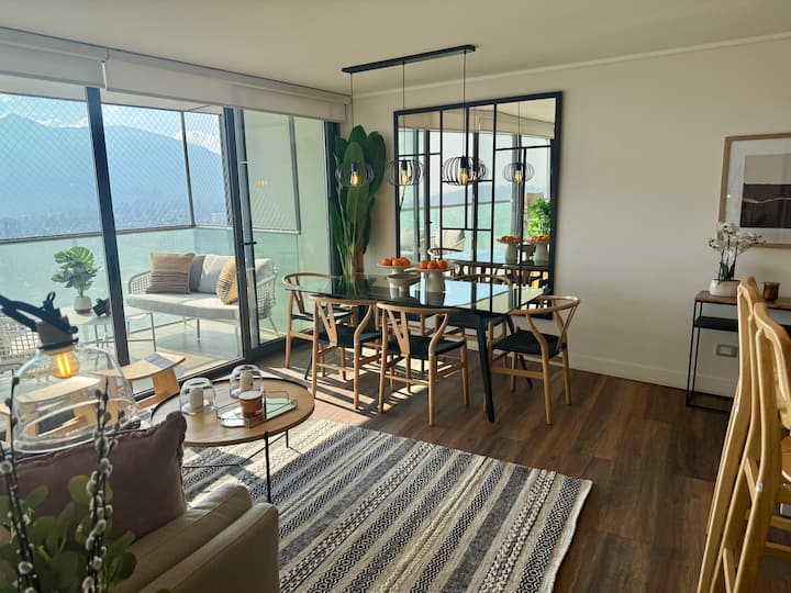 Depto. Con Vista Y Estilo Junto A Parque Arauco - Cordillera