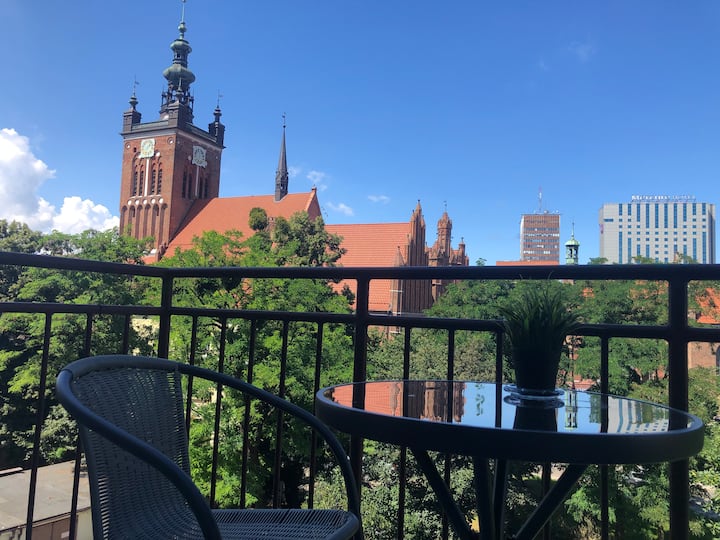 Apartment With Balcony Close To The Main Station - Gdańsk