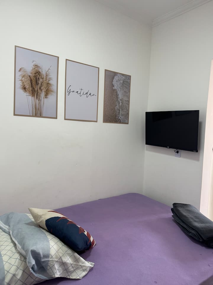 Kitnet C/ Cama Casal + Ar,  Completa No Centro! - Lins