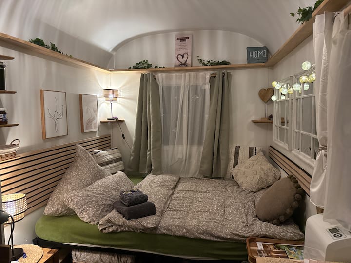 Storchenblick Tiny House 2 (Bauwagen Grün) - Niedersachsen